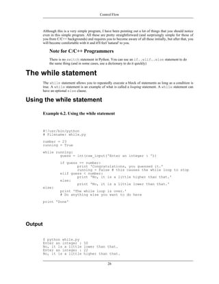 Swaroop c h a byte of python | PDF