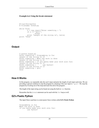 Swaroop c h a byte of python | PDF