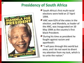 Turning A New Leaf in Nelson Mandela life | PPTX