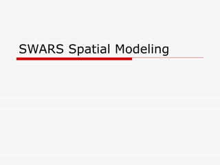 Swars Spatial Modeling Leo | PPT
