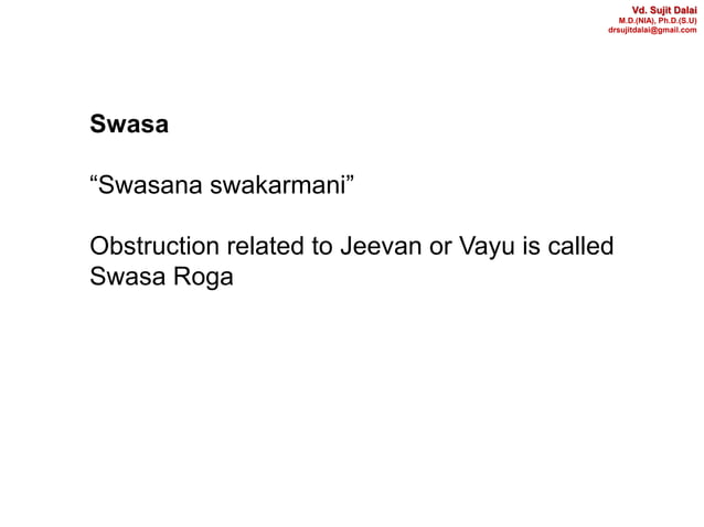 Tamaka Swasa (Bronchial Asthma): Aetioology & Management | PPTX | Lung ...
