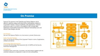 Brochure SWASCAN-ENG On Premise | PPTX