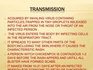 CHICKEN POX DISESES | PPTX