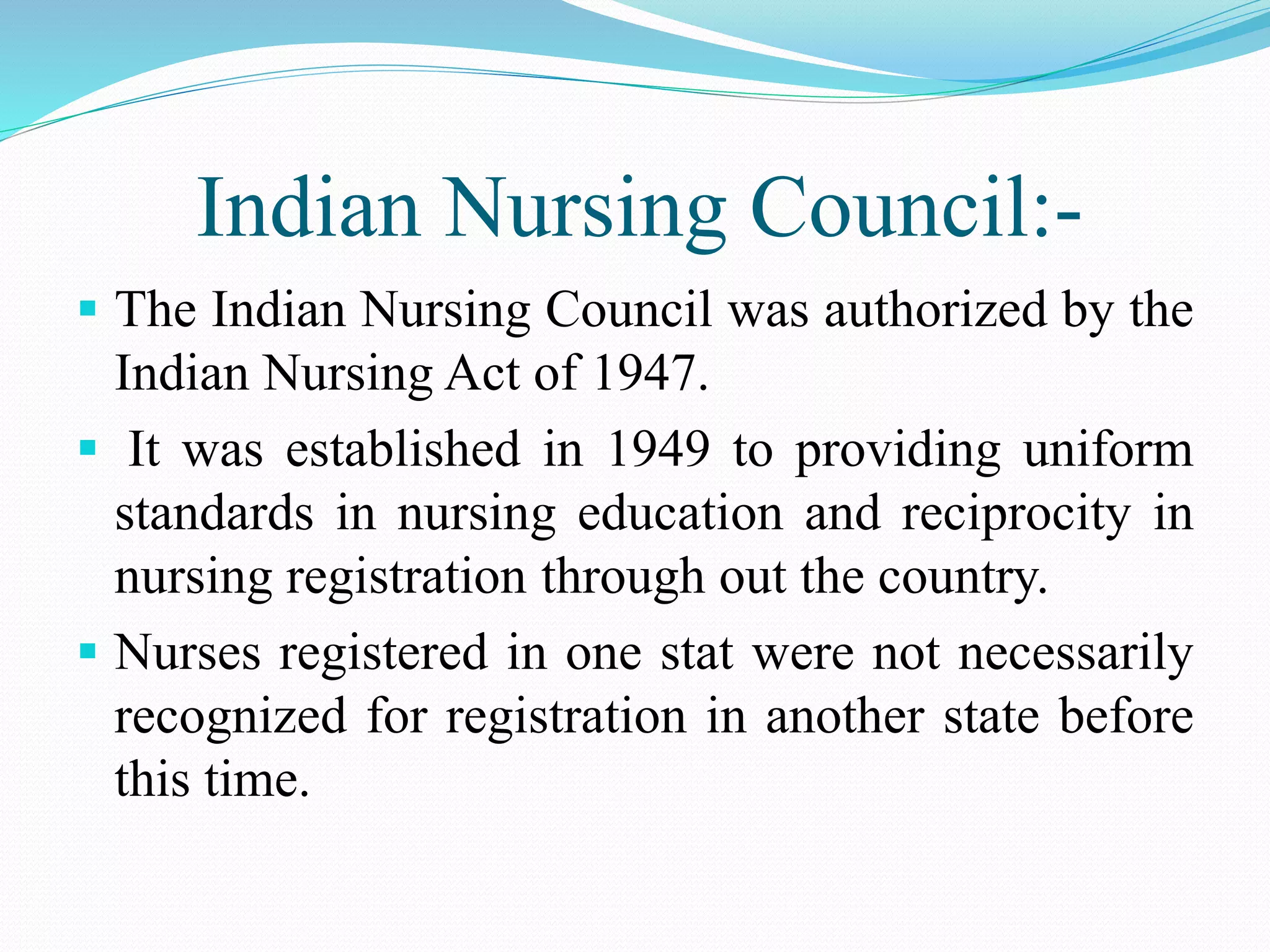 Professional and Regulating Body in Nursing | PPTX