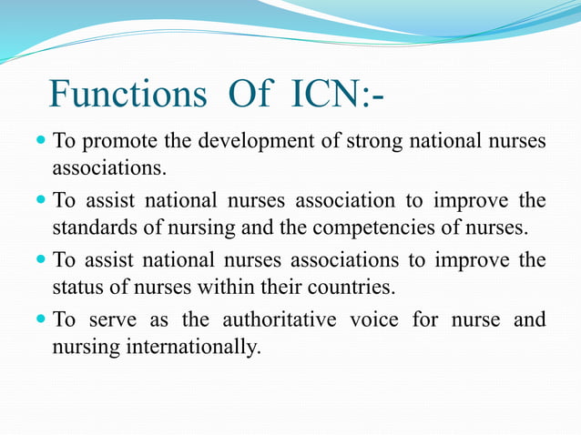 Professional and Regulating Body in Nursing | PPTX | Medical Health