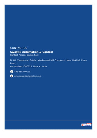 Swastik automation-control | PDF
