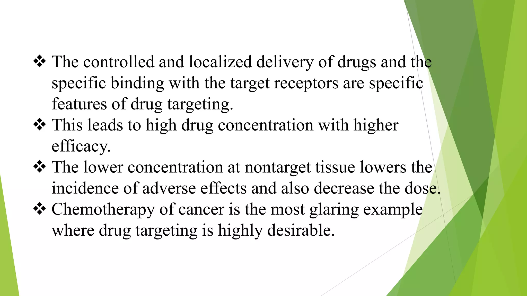 drug targetting types and processes | PPTX