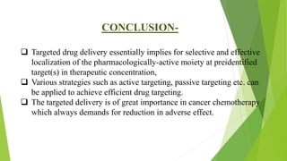 drug targetting types and processes | PPTX