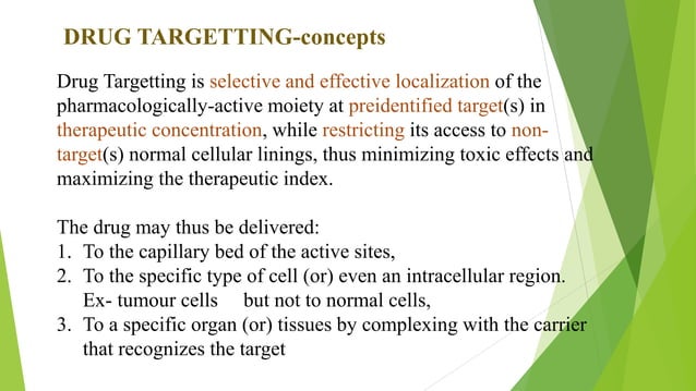 drug targetting types and processes | PPTX