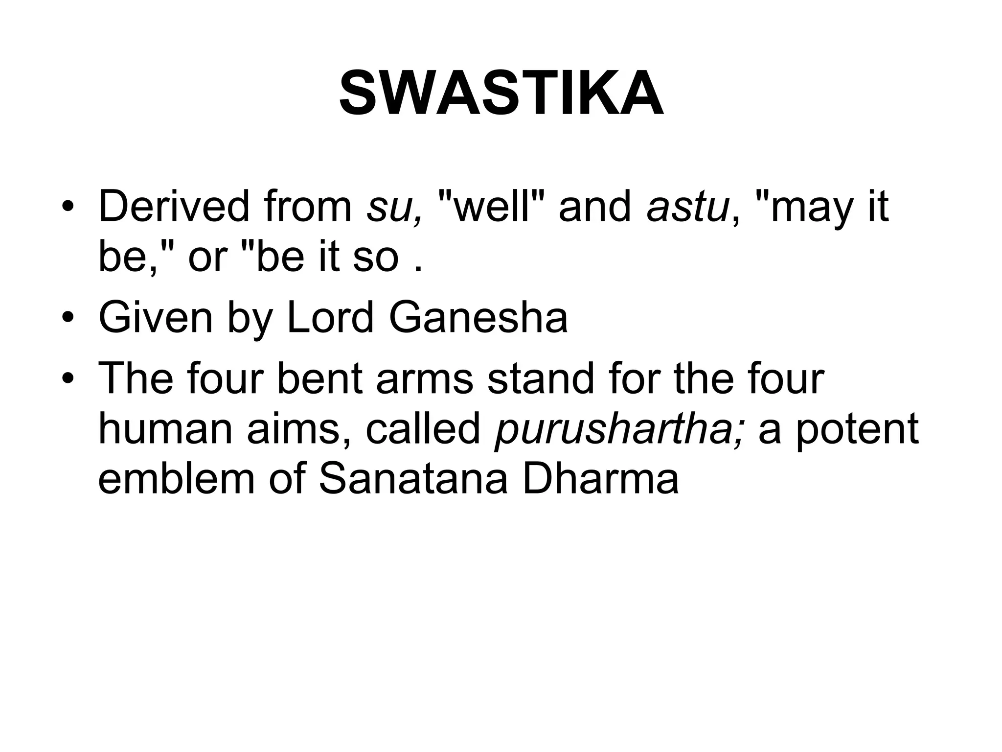 Swastik A Symbolof Health | PPT
