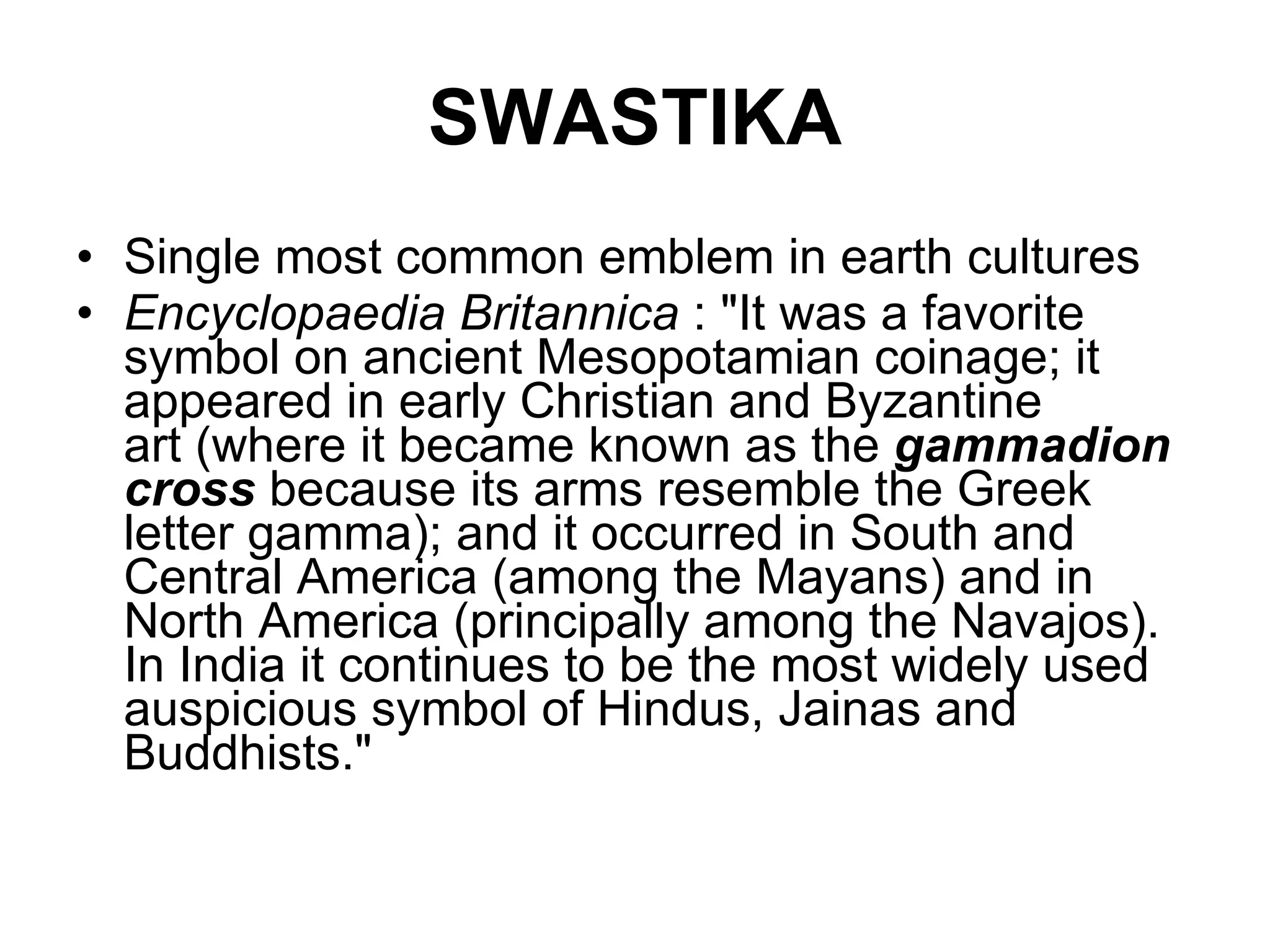 Swastik A Symbolof Health | PPT
