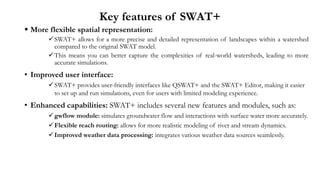Soil and Water Assessment Tool Plus (SWAT+) | PPT