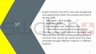 Swatch - SWATCH INTERNET TIME | PPT