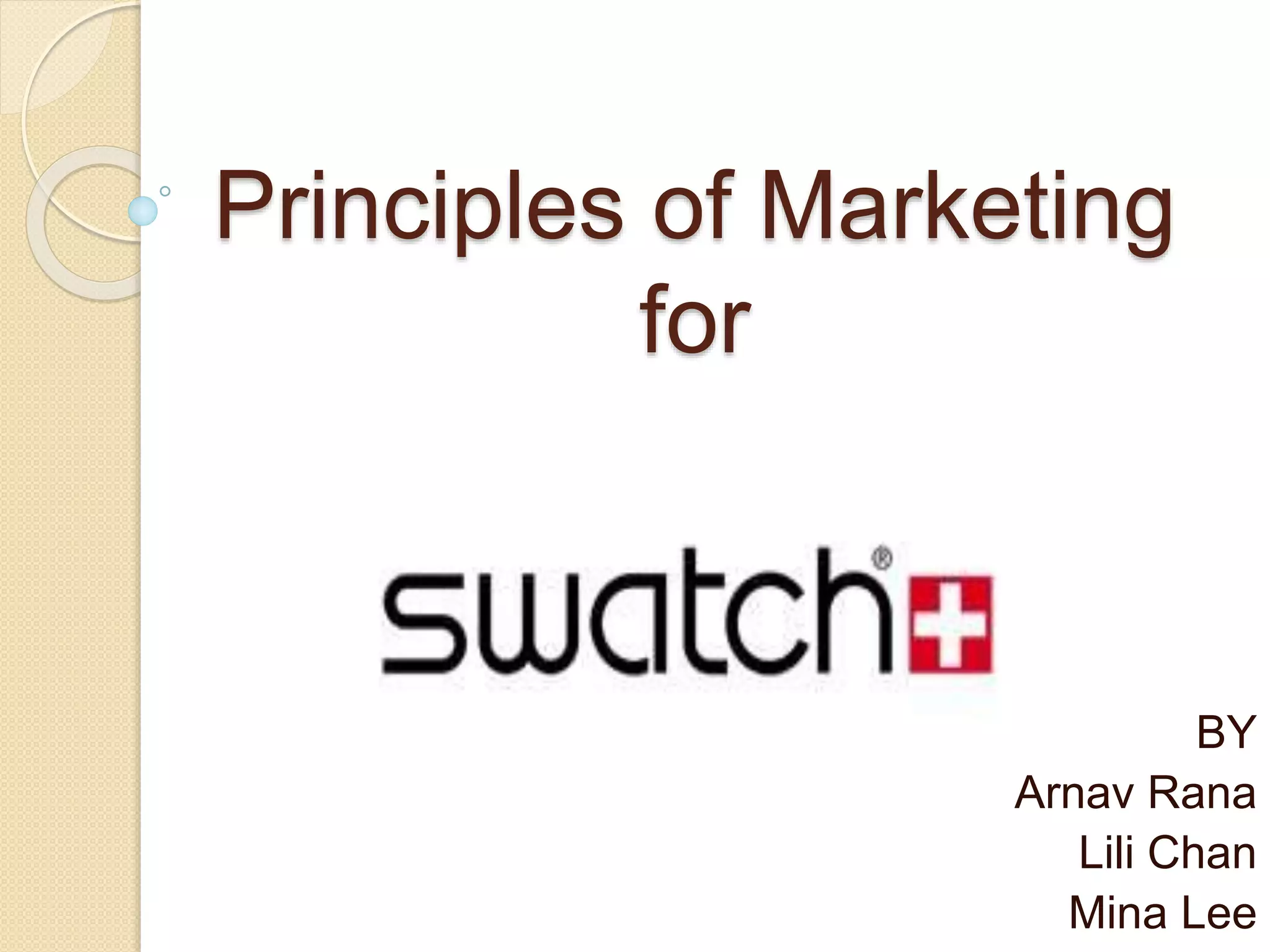 Swatch marketing analysis | PPTX