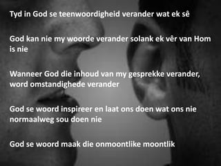 Sê wat god sê | PPTX