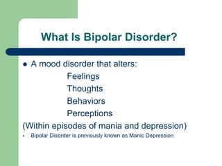 BIPOLAR DISORDER | PPT