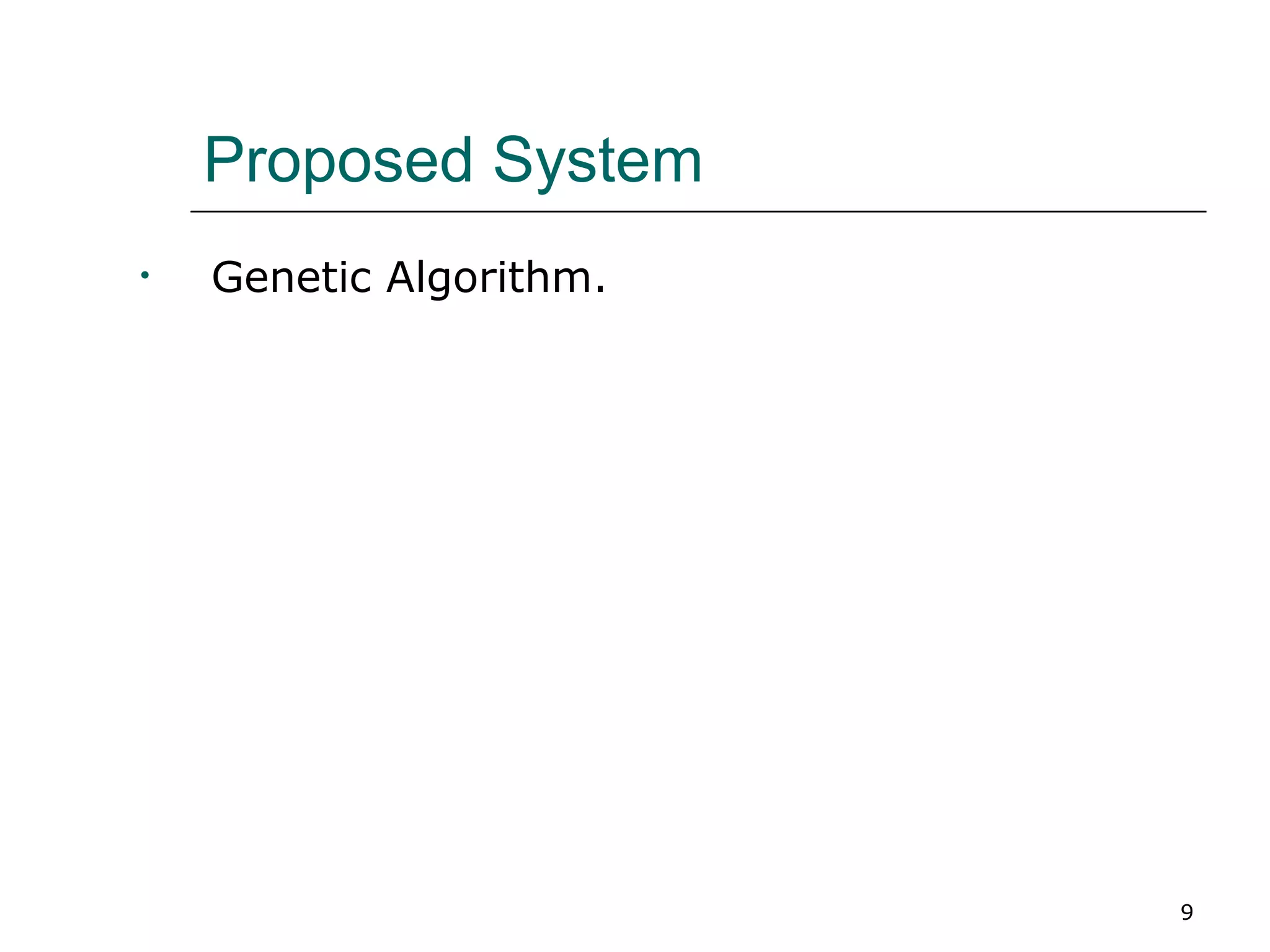task scheduling in cloud datacentre using genetic algorithm | PPT