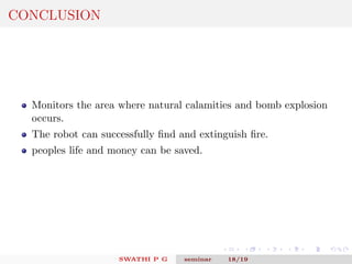 Fire Fighting Robot | PPT