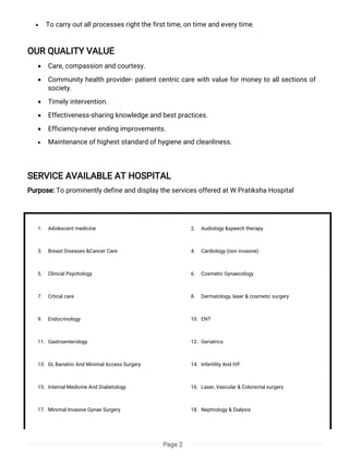 project on opd department | PDF