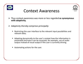 context aware computing | PDF