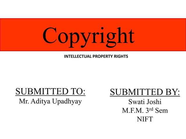 Copyright | PDF