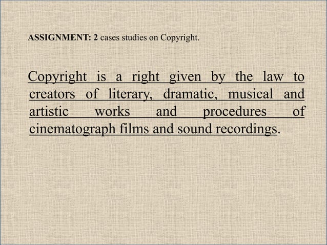 Copyright | PDF