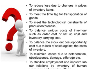 Inventory control | PPTX