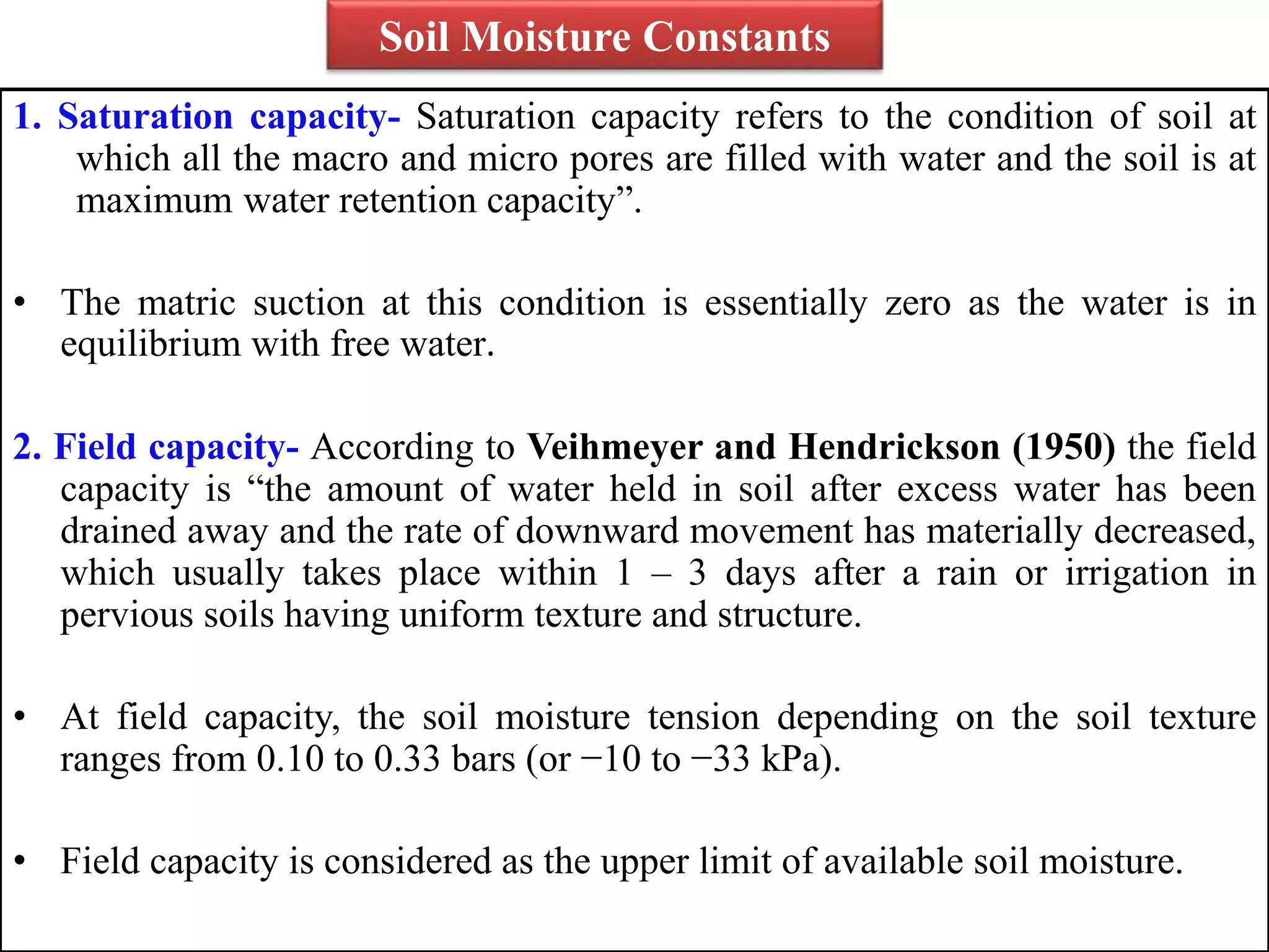 Soil -water -plant relationship | PPTX