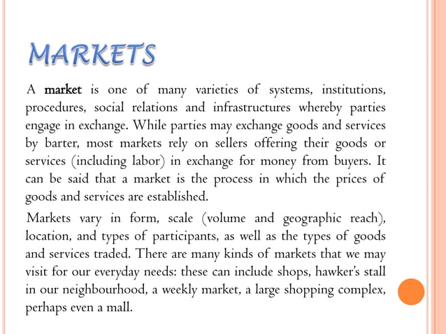 Markets Around Us | PPTX