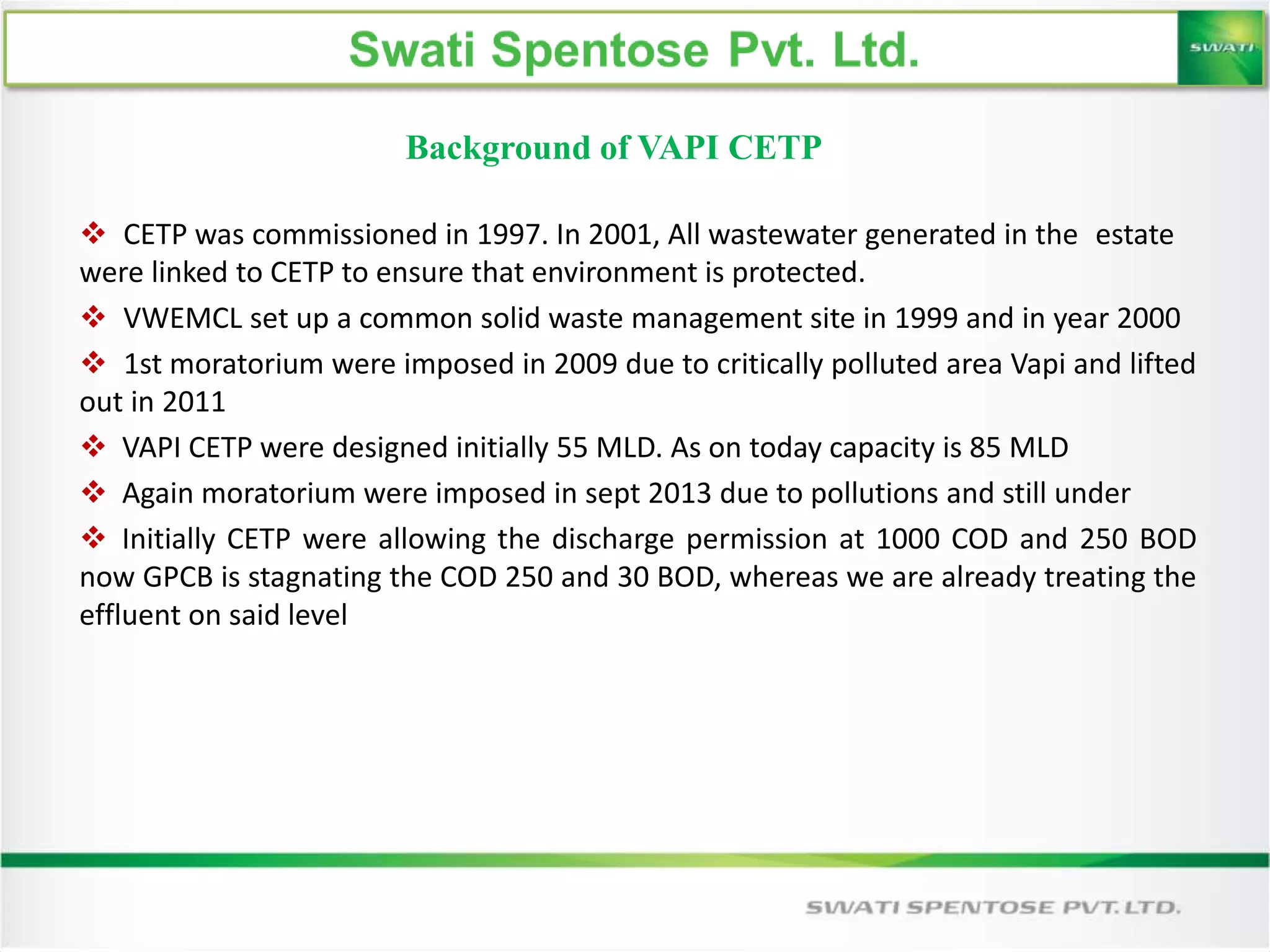Swati spentose pvt Ltd.- Introduction | PPTX