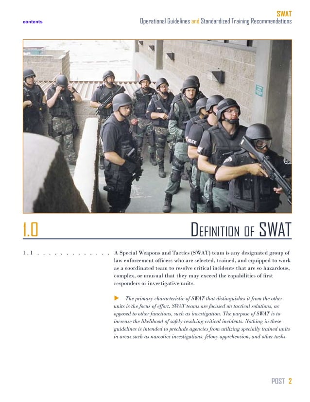 Swat Training Manual | PDF