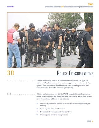 Swat Training Manual | PDF