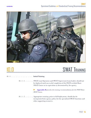 Swat Training Manual | PDF