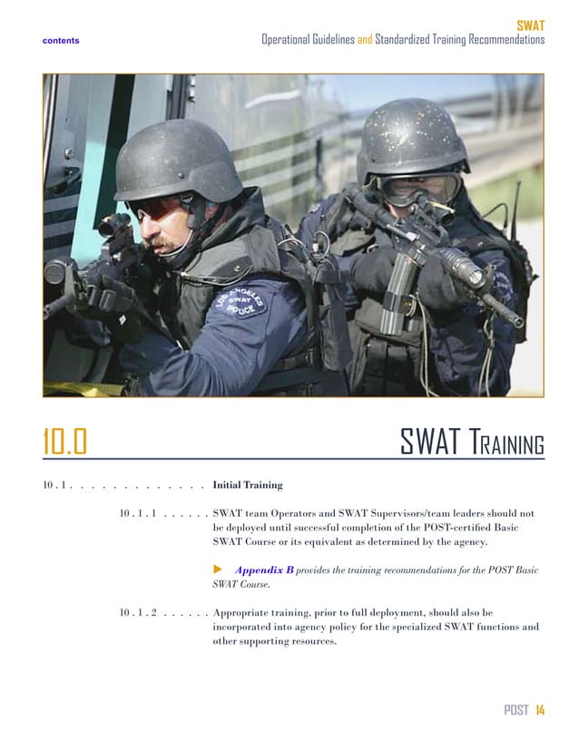 Swat Training Manual | PDF
