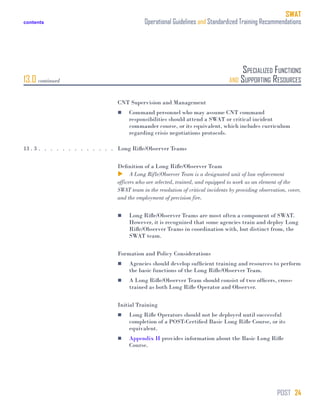 Swat Training Manual | PDF