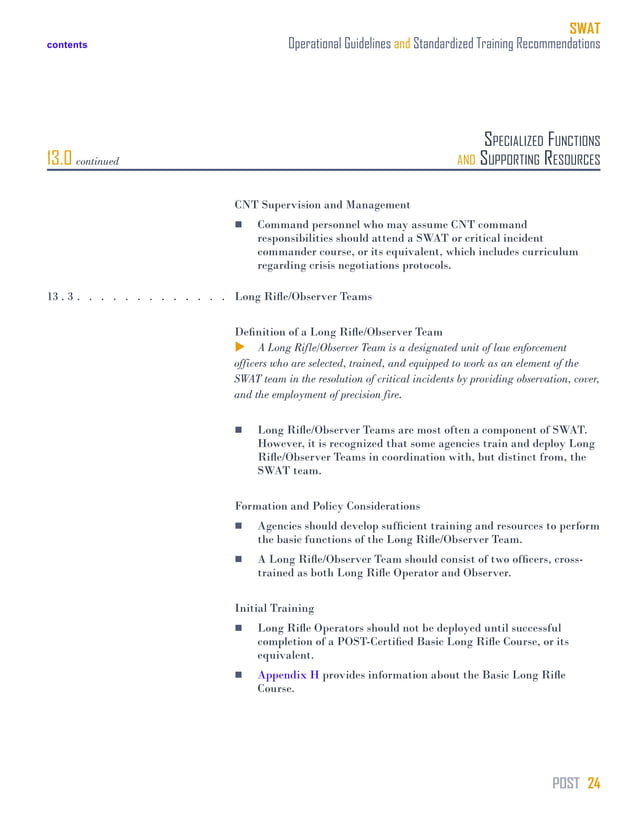 Swat Training Manual | PDF