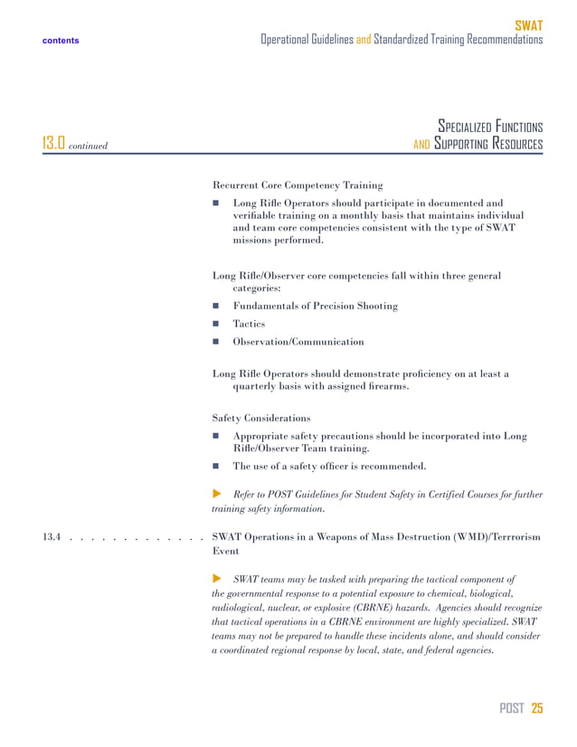 Swat Training Manual | PDF