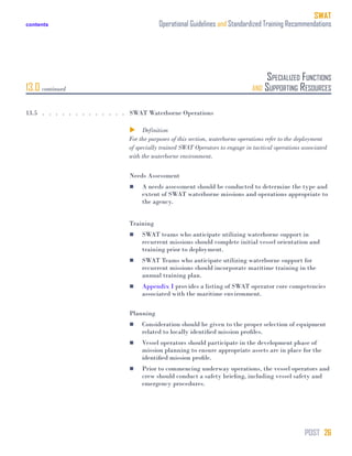 Swat Training Manual | PDF