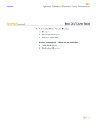 Swat Training Manual | PDF