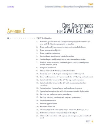 Swat Training Manual | PDF