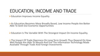 Education &economic Development | PPTX