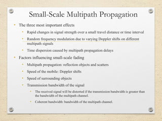 Small-Scale Fading and Multipath | PPT