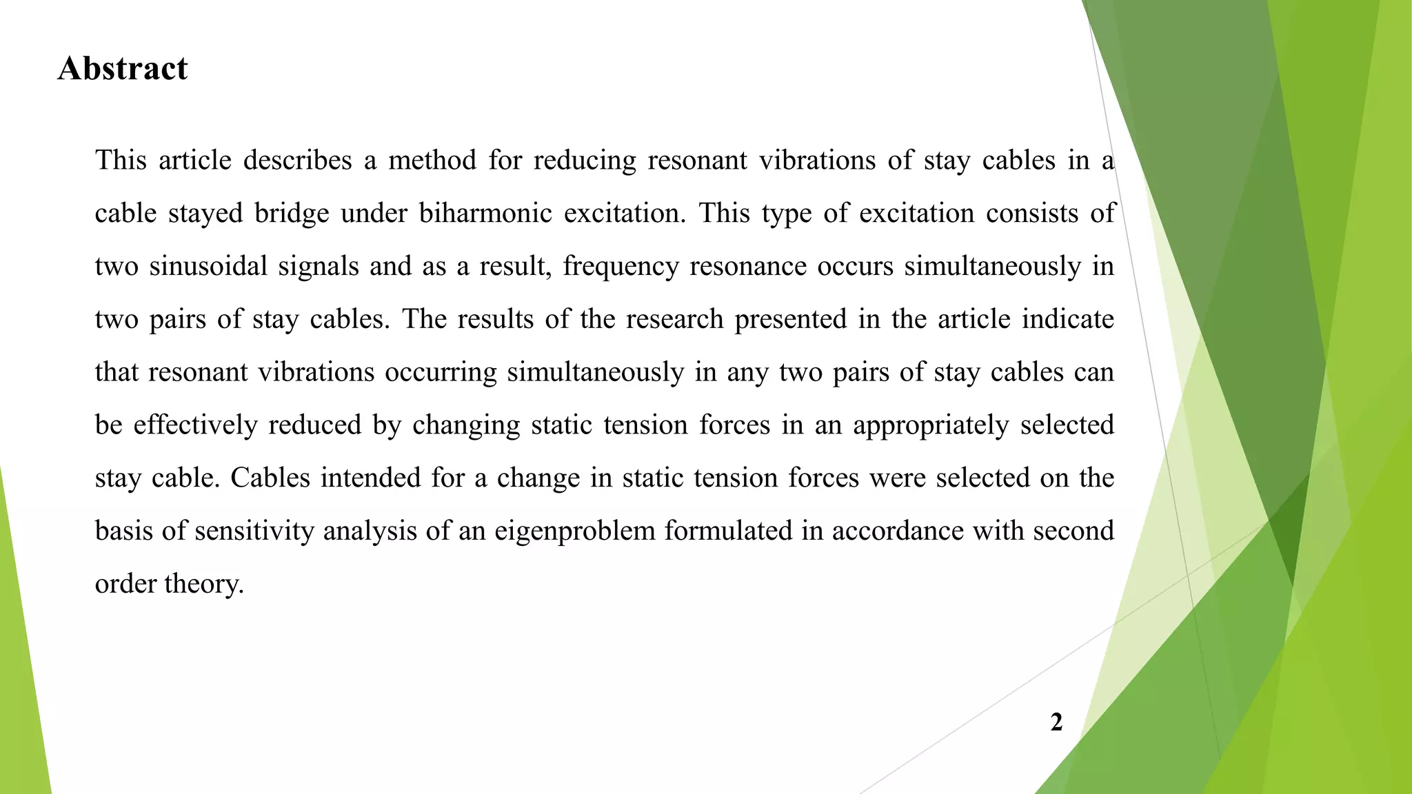 Cable Stayed Bridge | PPTX