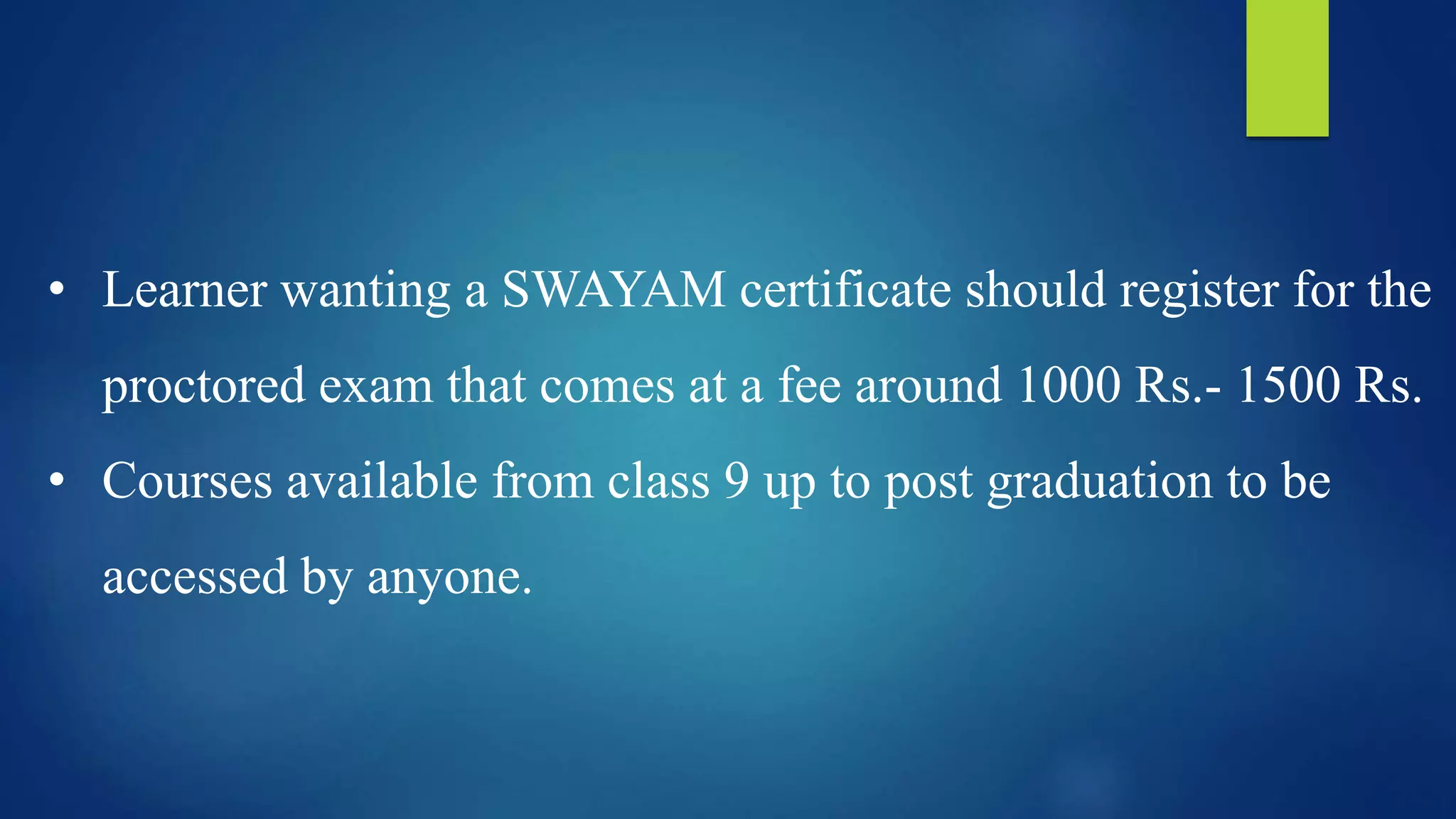 Swayam | PPTX