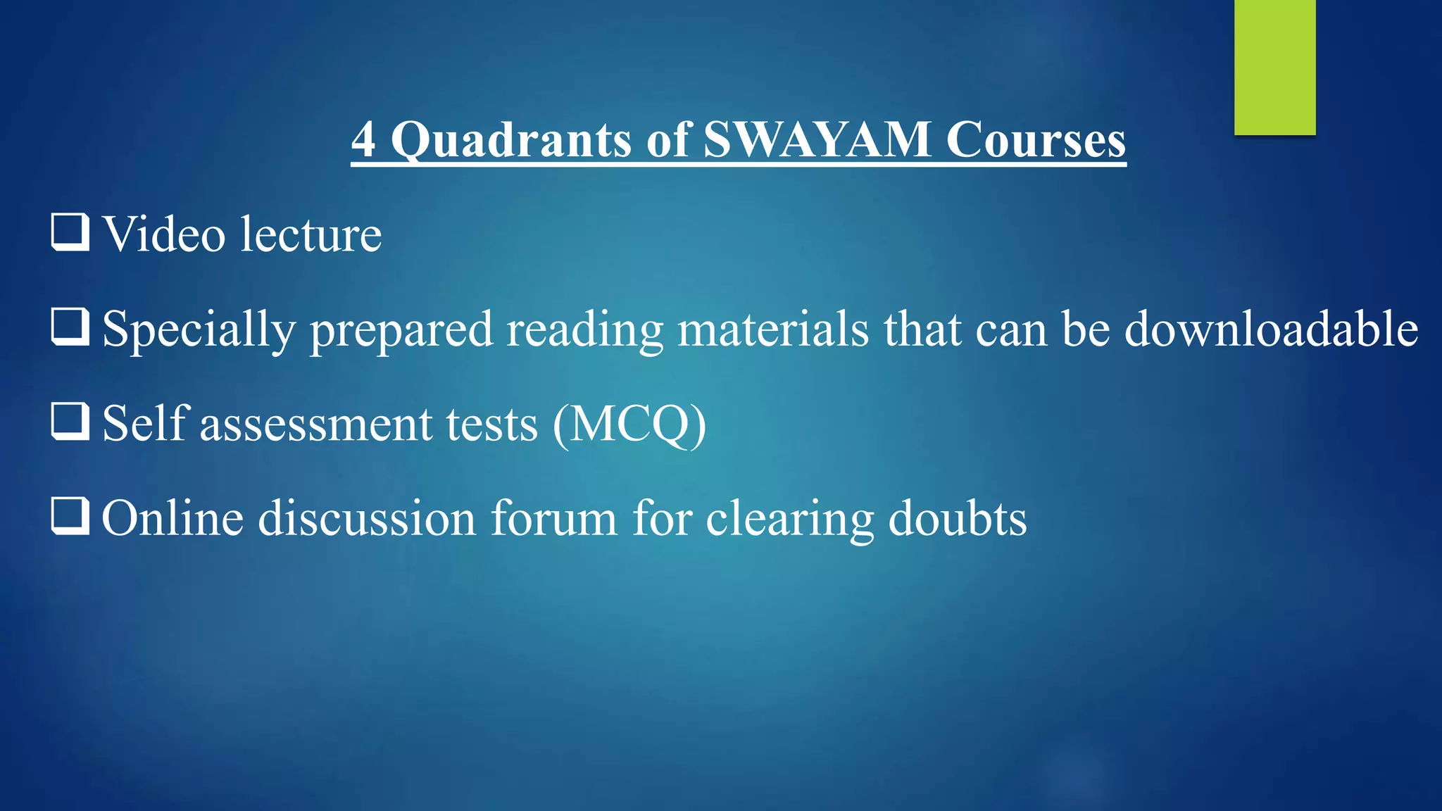 Swayam | PPTX