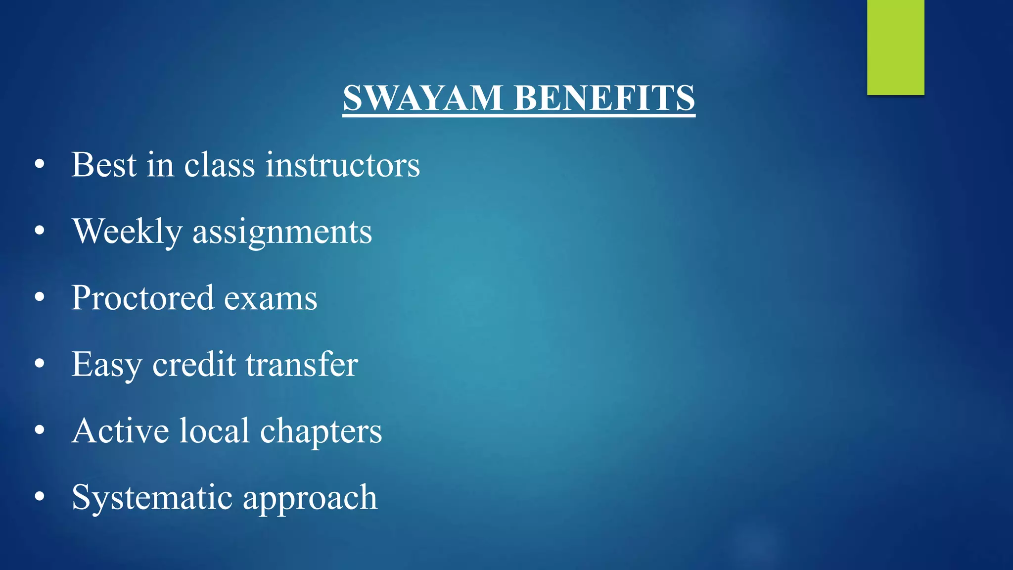 Swayam | PPTX
