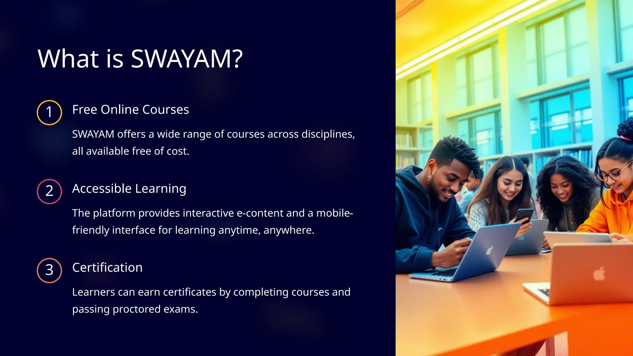 SWAYAM | PPT on SWAYAM | Notes on SWAYAM | PPTX