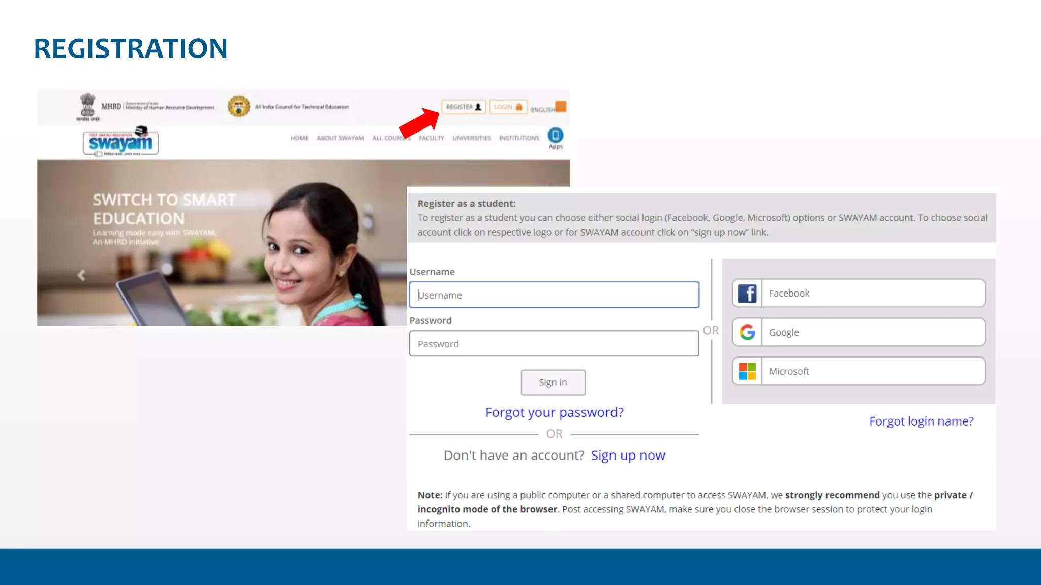 Introduction to SWAYAM | PPTX
