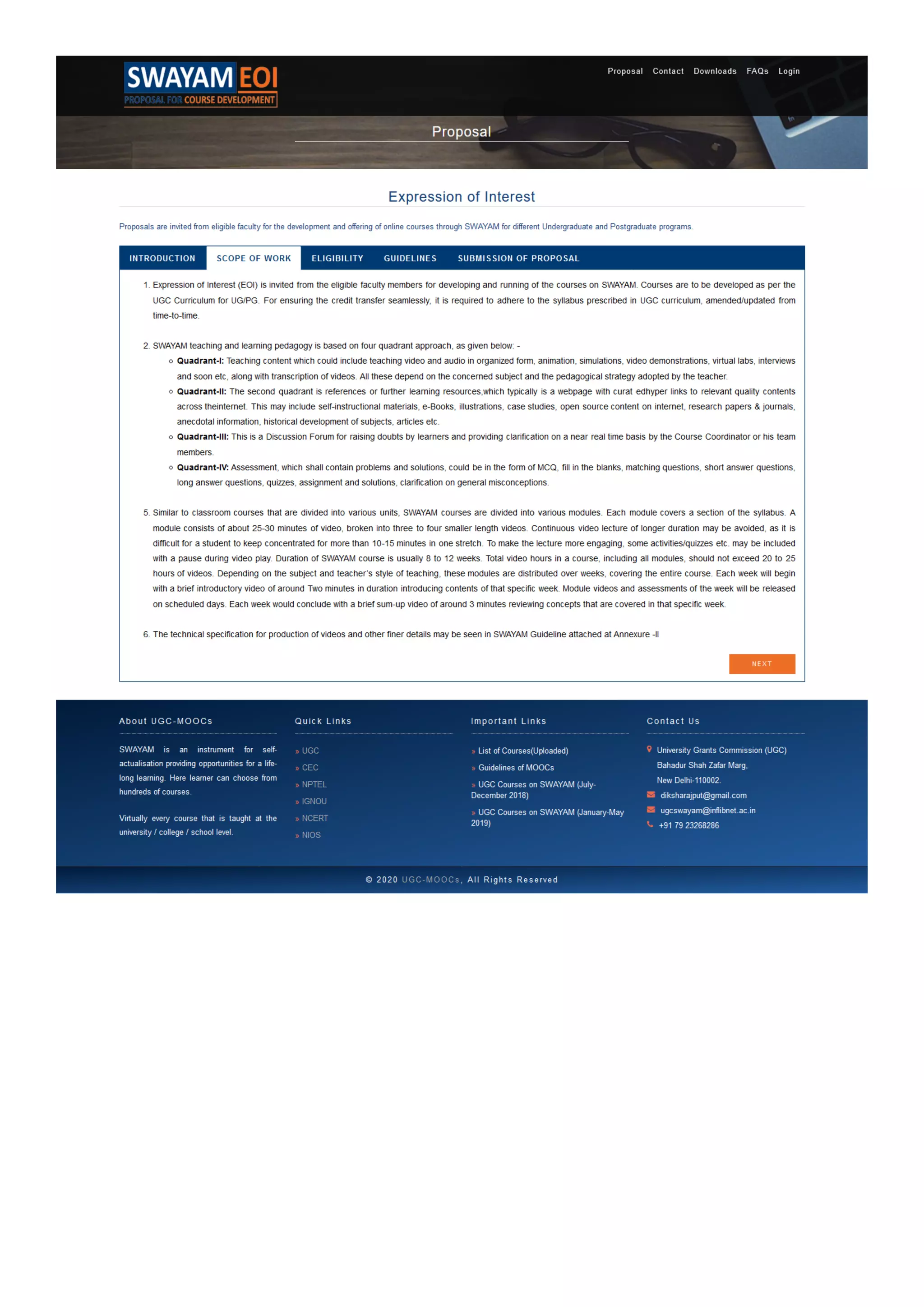 SWAYAM portal manual | PDF