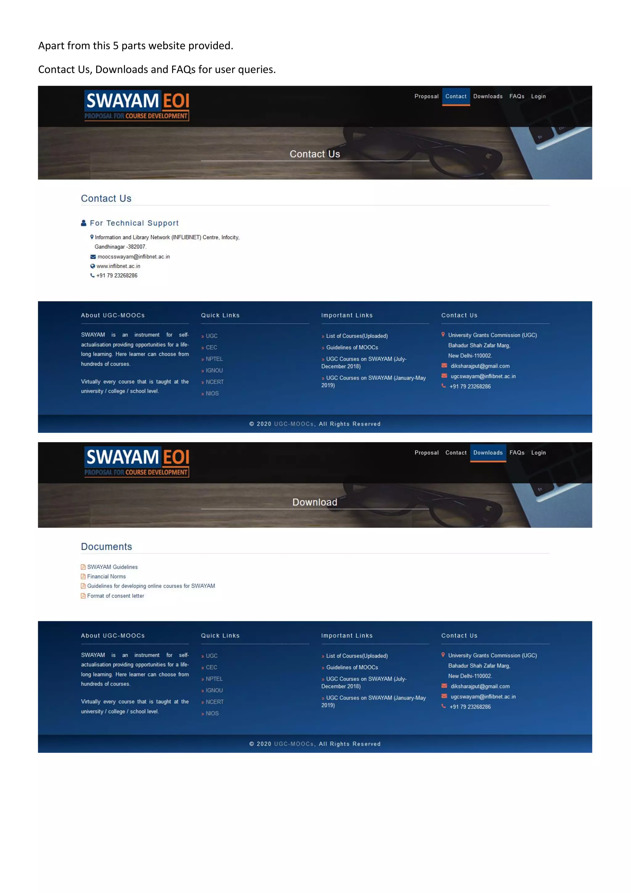 SWAYAM portal manual | PDF